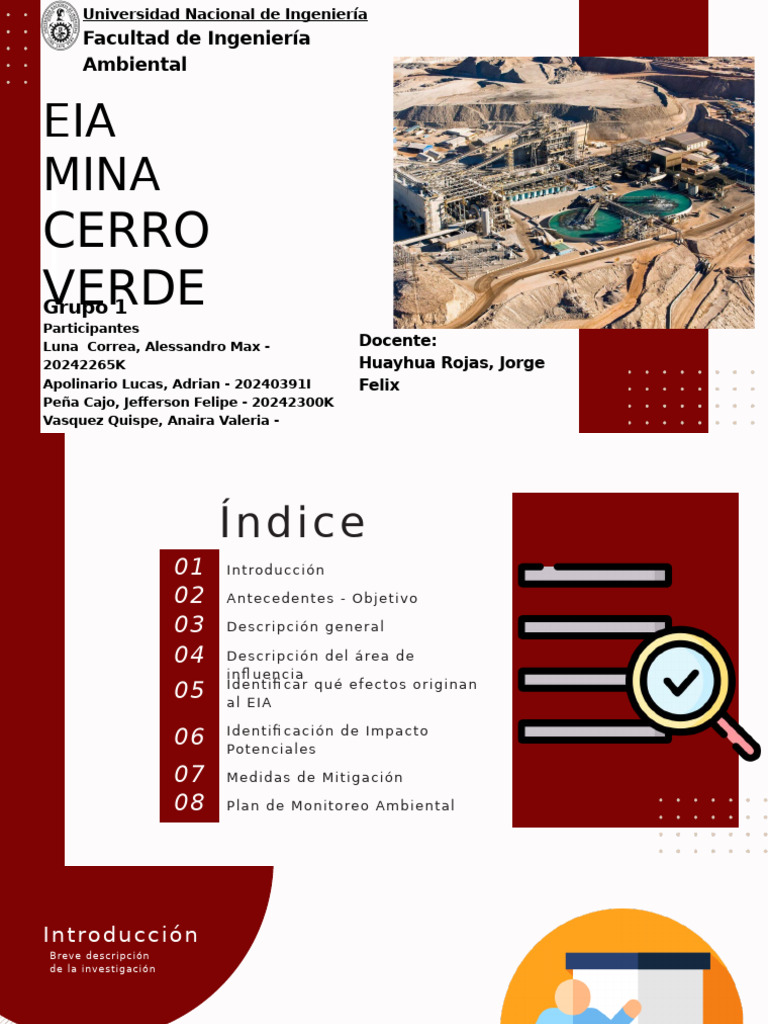 EIA Expansión Mina Cerro Verde Arequipa | PDF | Sustentabilidad ...