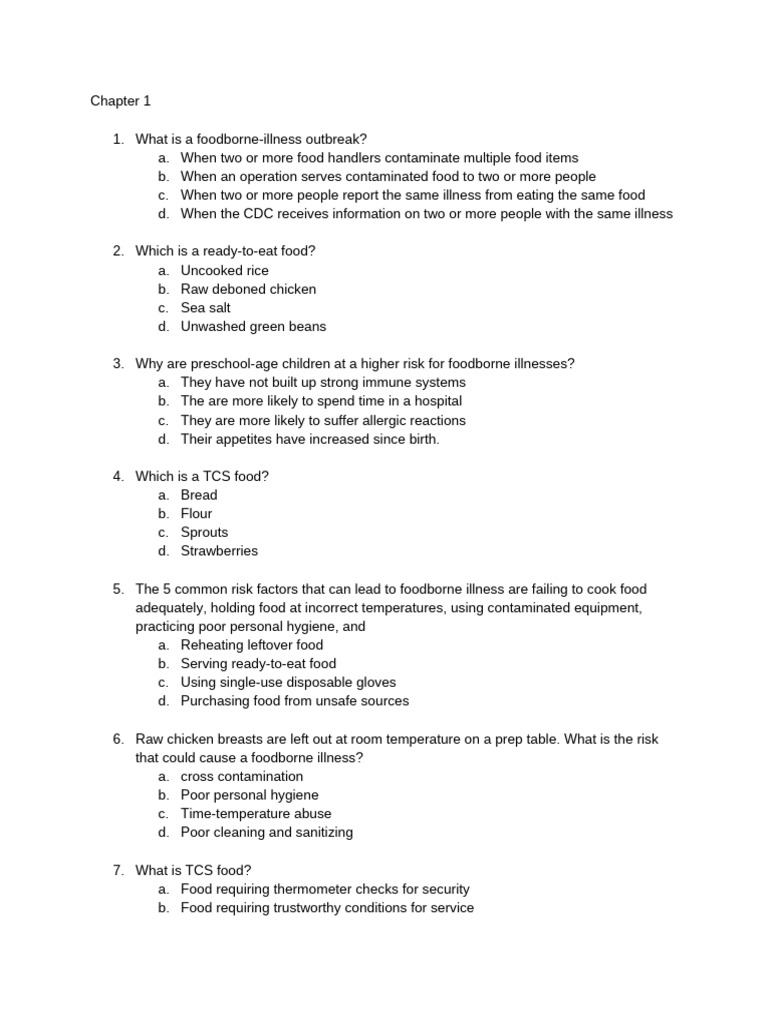 Understanding Foodborne Illness Risks | PDF | Foodborne Illness | Food ...