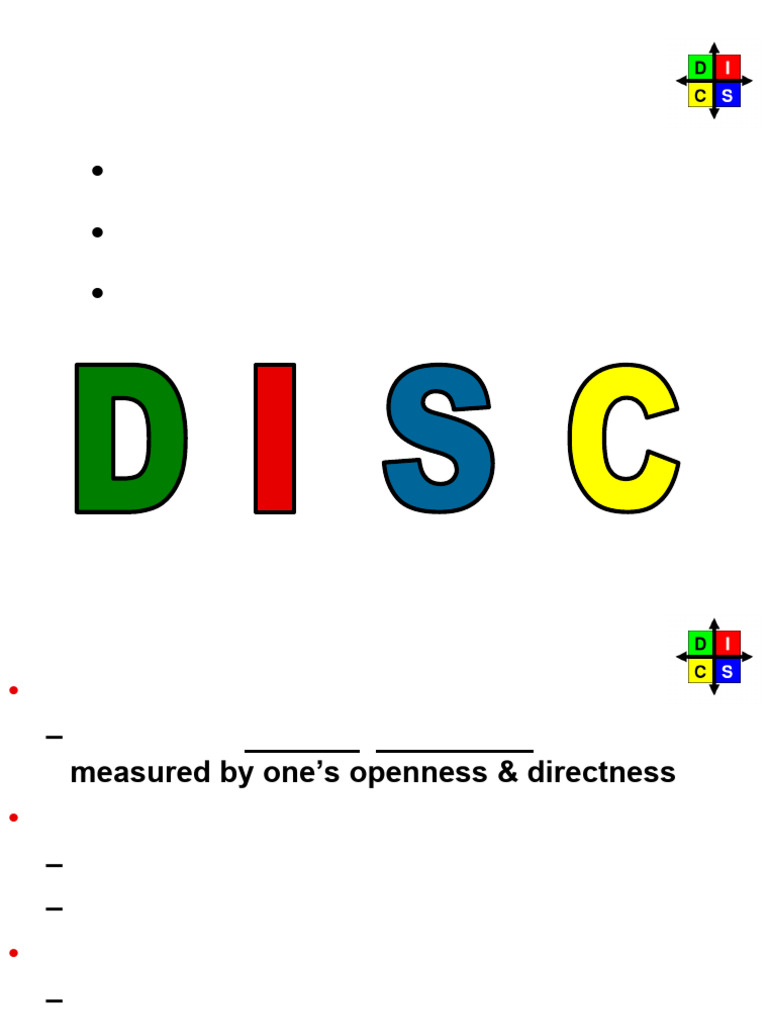 228717312-DISC-Overview | PDF | Behavior | Social Psychology