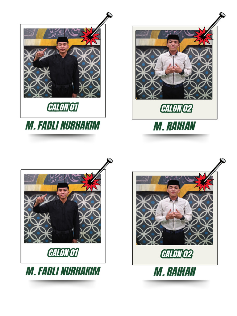 Candidate Profiles: M. Fadli & M. Raihan | PDF