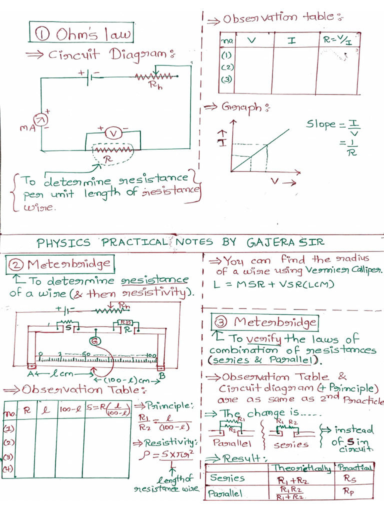 PRACTICAL NOTEs | PDF