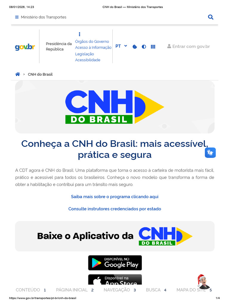 CNH do Brasil: Acesso e Segurança | PDF
