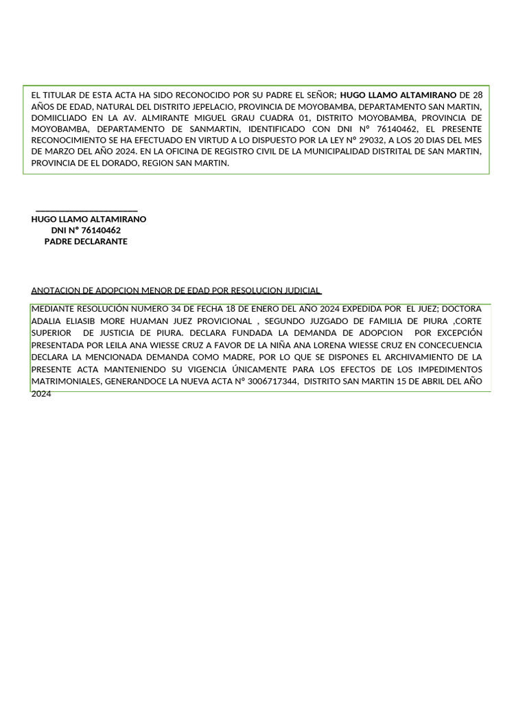 Anotacion de Reconocimiento | PDF