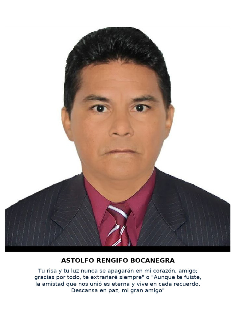 Astolfo Rengifo Bocanegra | PDF
