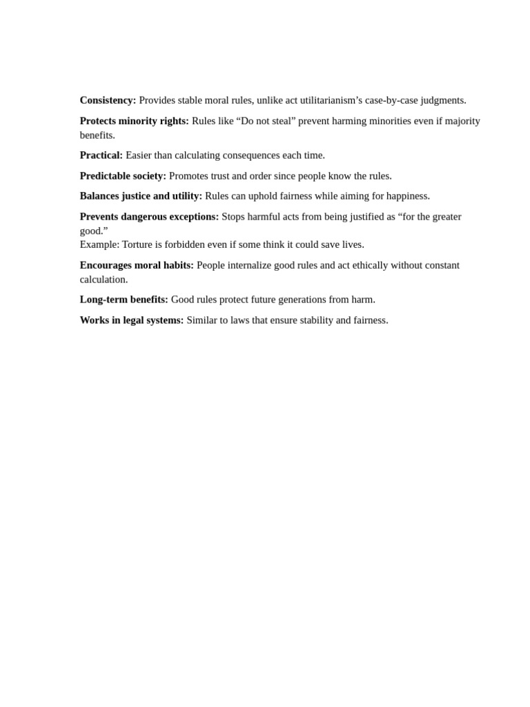 Act vs. Rule Utilitarianism Explained | PDF | Utilitarianism | Justice