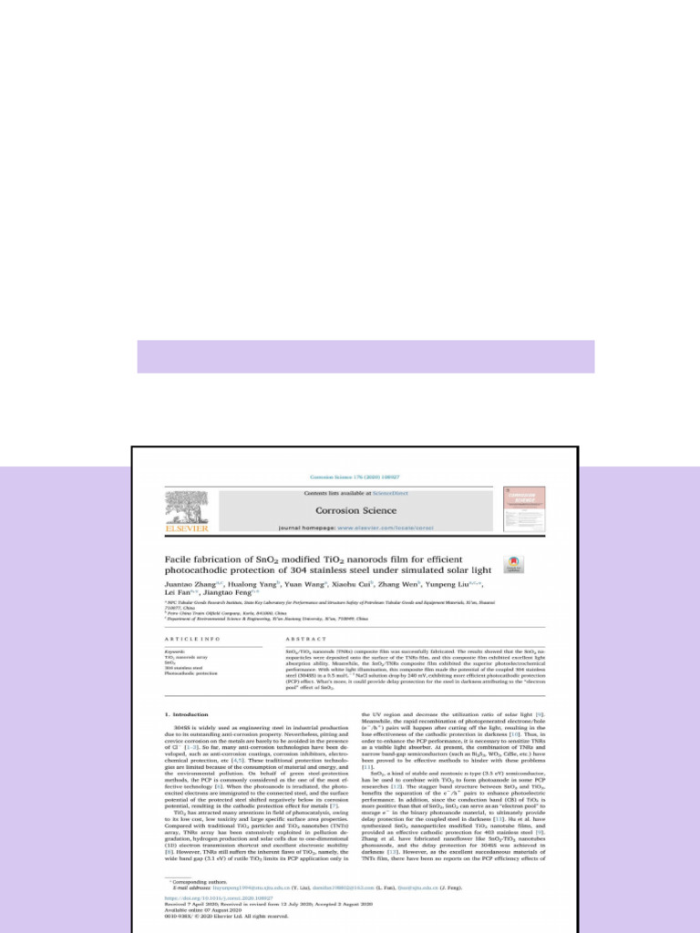Facile fabrication of SnO2 modified TiO2 nanorods film for efficient ...