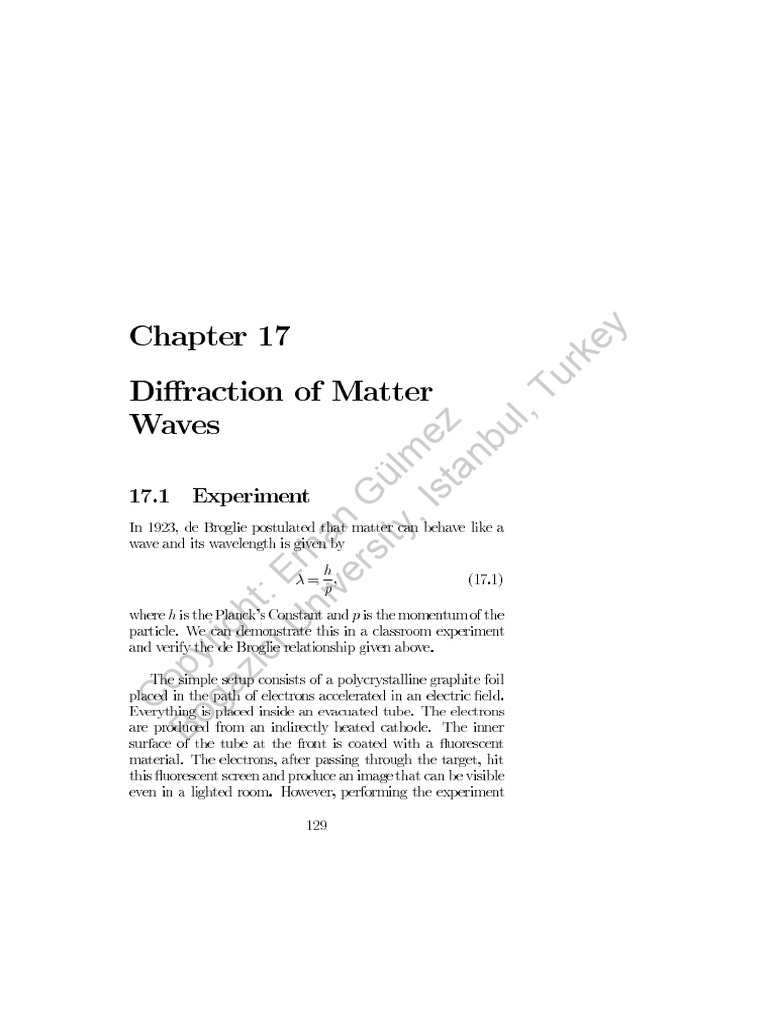 Diff Matter Waves Book | PDF | Electric Power | Electromagnetism