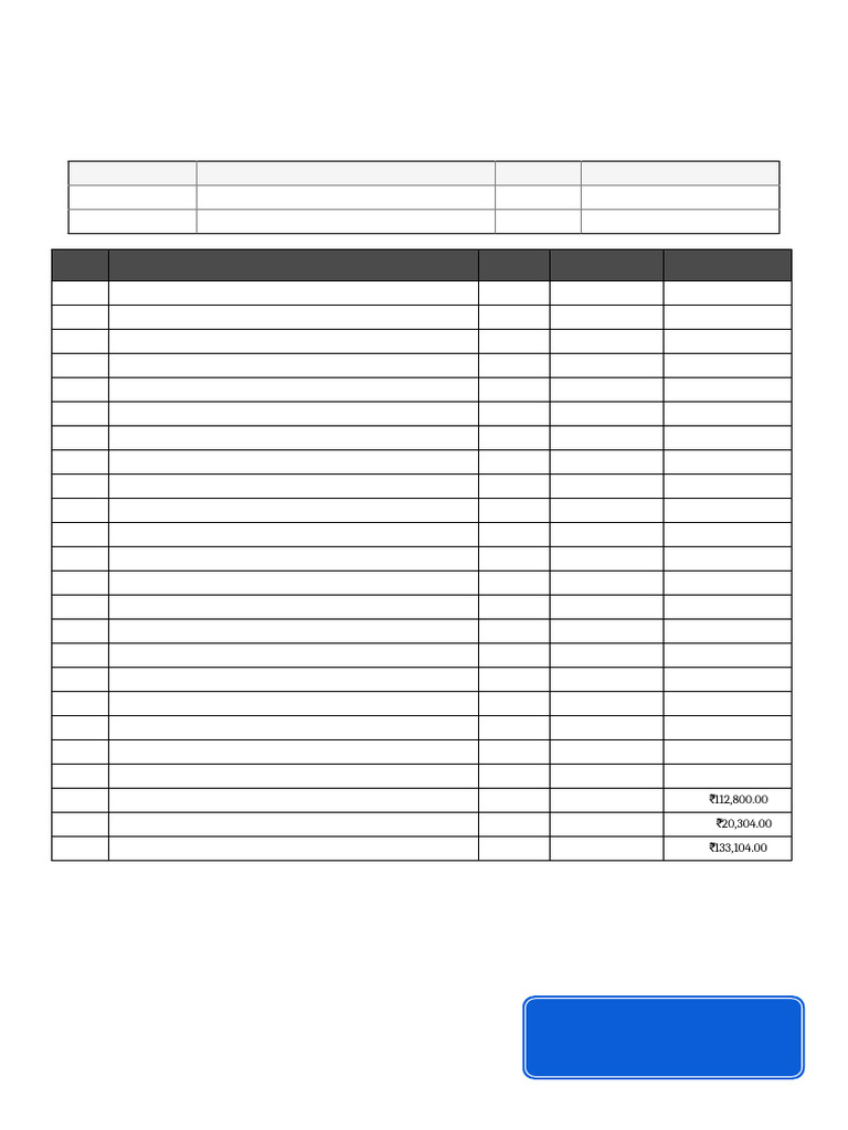 Mahindra XUV300 W6 Repair Bill INV-1125-2025 Stamped Ref (1) | PDF ...