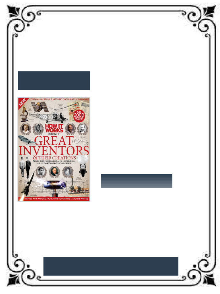 How It Works Book of Great Inventors & Their Creations Imagine ...