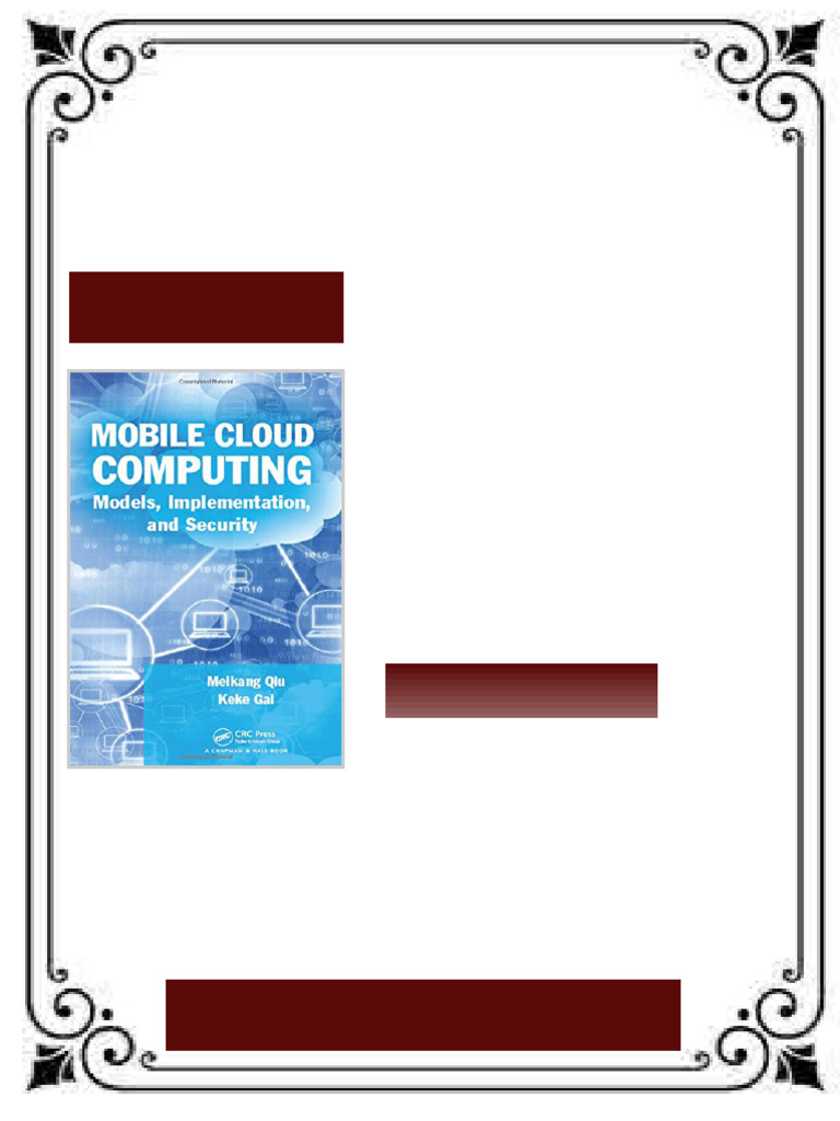 Mobile cloud computing models implementation and security 1st Edition Keke Gai eBook collectorâ ...