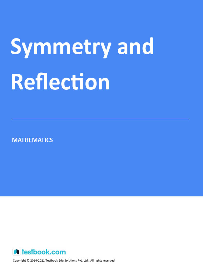 Mathematics Symmetry and Reflection English 1664430185 5bc18d7f | PDF ...