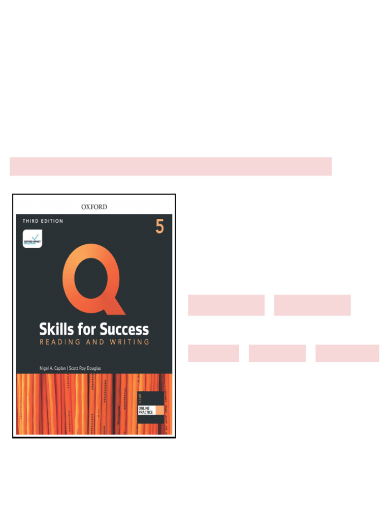 Q Skills for Success 3E Reading and Writing Level 5 (Q Jenny Bixby ...