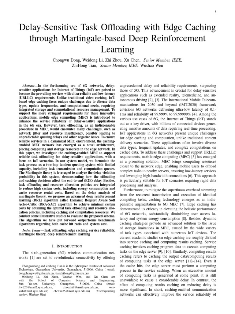 1-2025-IEEE-Delay-Sensitive Task Offloading With Edge Caching Through Martingale-Based Deep ...