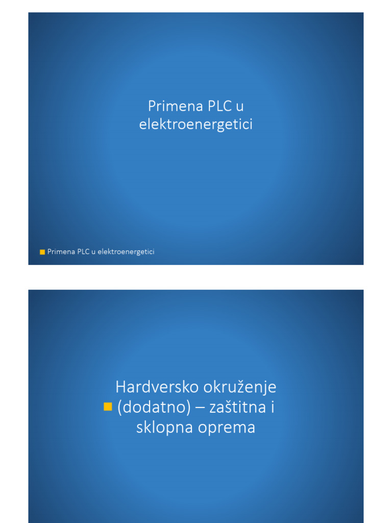 Primena-PLC-u-elektroenergetici-IVghjfhh | PDF