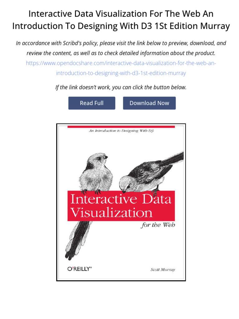 Interactive Data Visualization for the Web An Introduction to Designing with D3 1st Edition ...