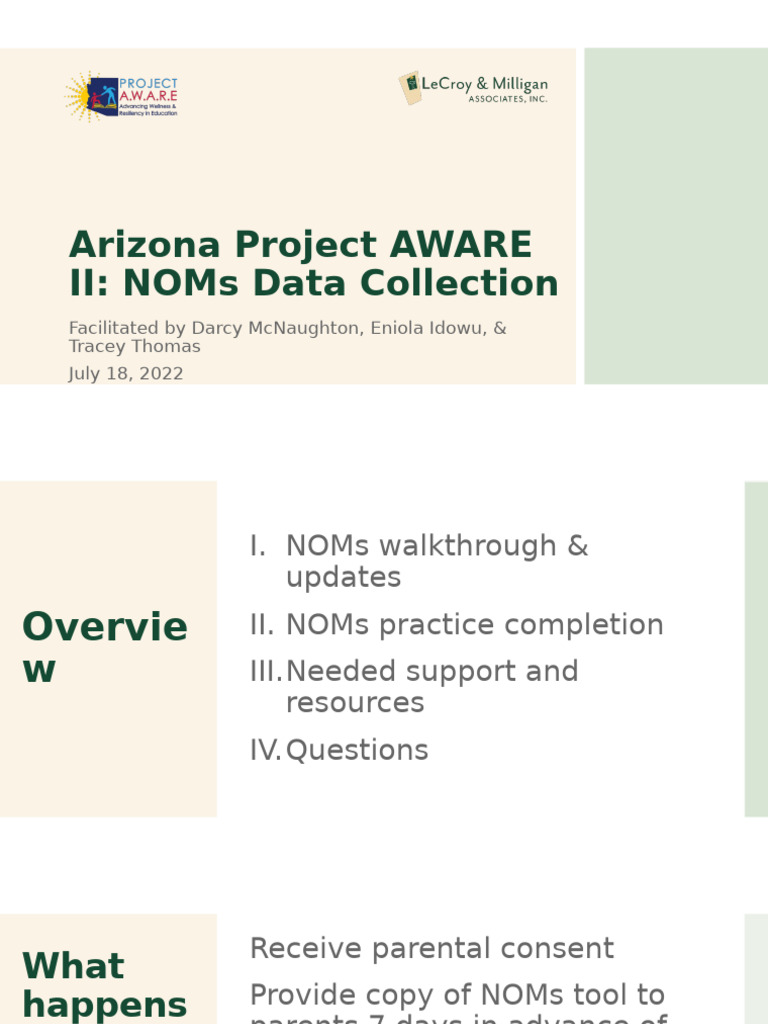 Az Aware II Noms Update and Walkthrough 2022-07-18_final Pp[3266] | PDF