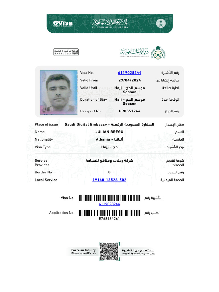 Saudi EVisa Visa Julu | PDF