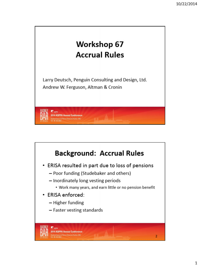 Workshop 67 - Accrual Rules | PDF | Interest | Economies