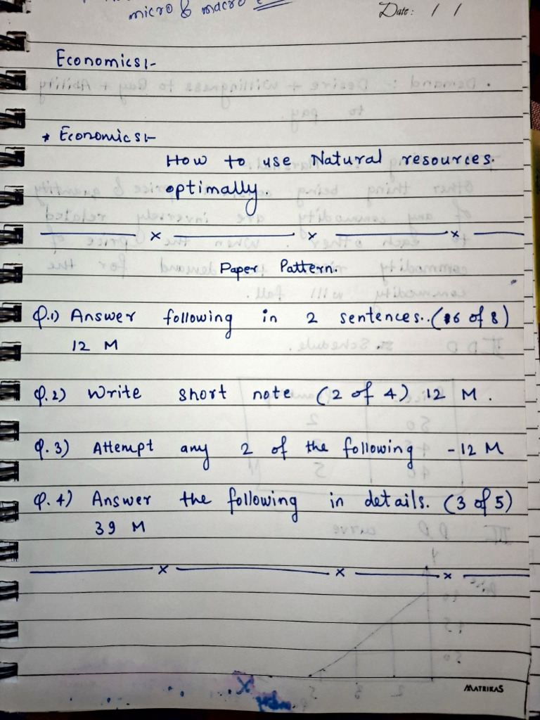 Economics Notes | PDF