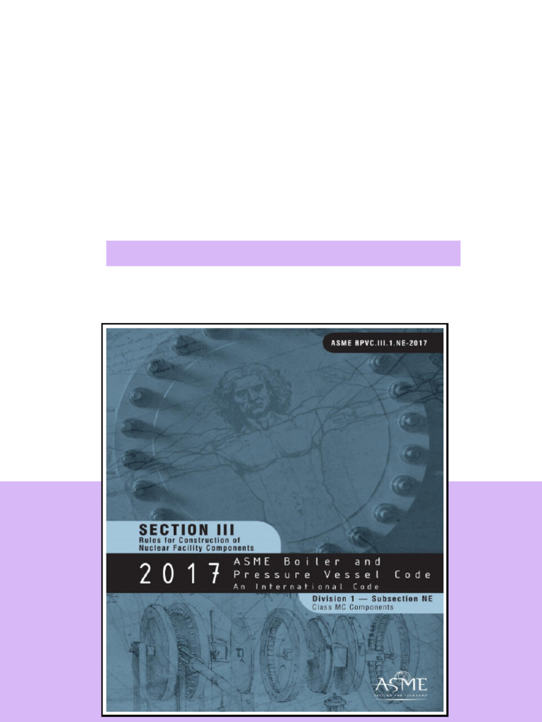 2017 Asme Boiler And Pressure Vessel Code Section Iii Division 1 ...