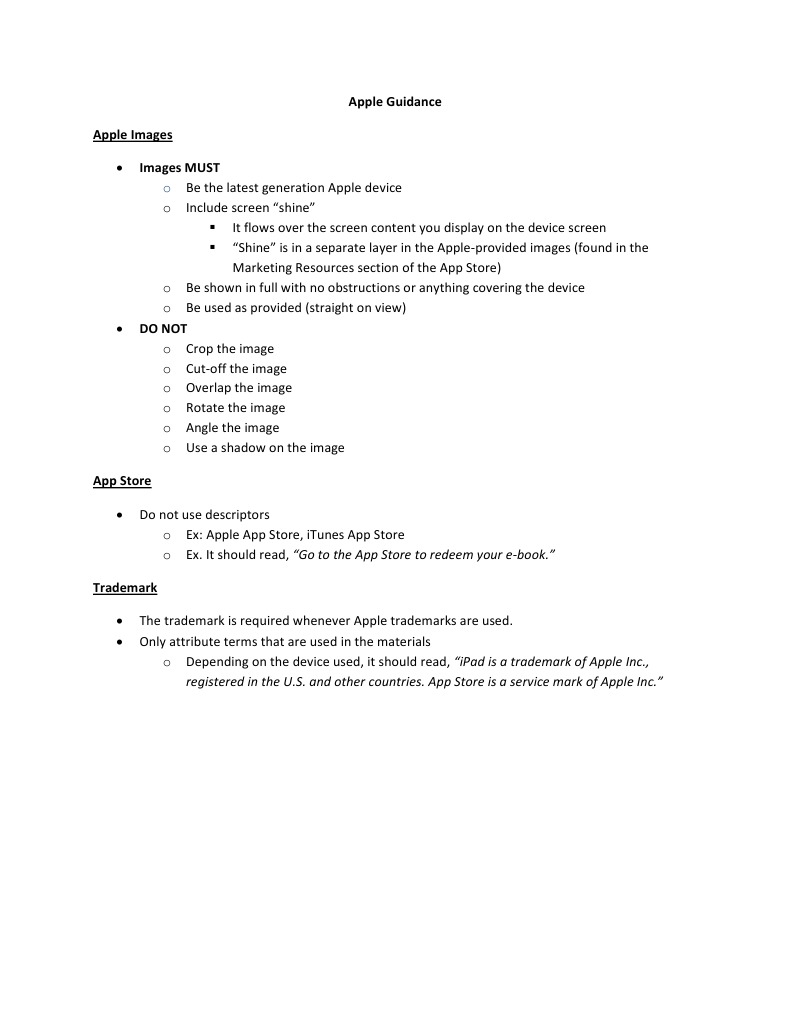 Apple Brand Guidelines | PDF