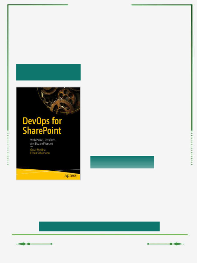 DevOps for SharePoint: With Packer, Terraform, Ansible, and Vagrant ...