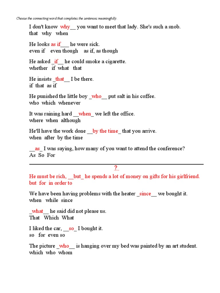 Conj - Si Prep | PDF