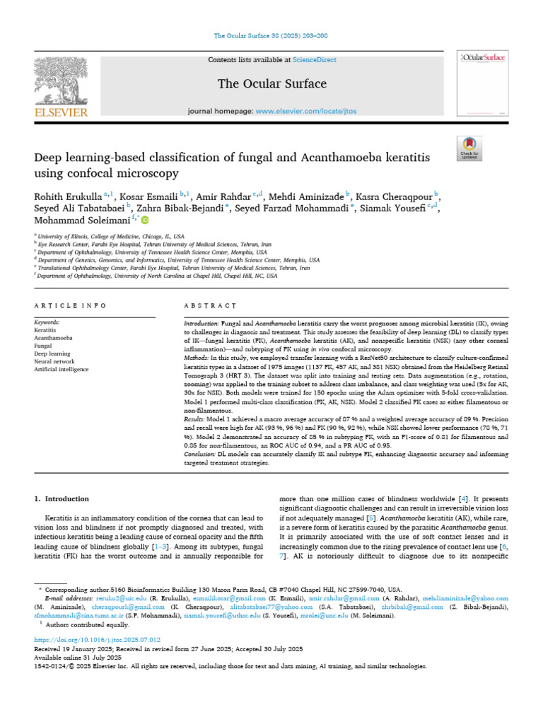 Artigo 29 | PDF | Receiver Operating Characteristic | Fungus