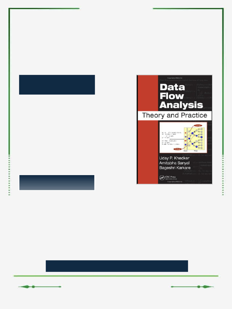 Data Flow Analysis Theory and Practice 1st Edition Uday Khedker ebook secure download | PDF ...