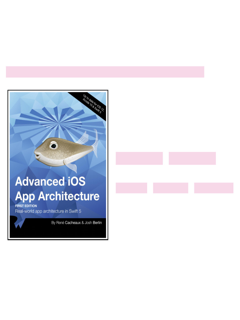Advanced iOS App Architecture 1942878818 available any format | PDF ...