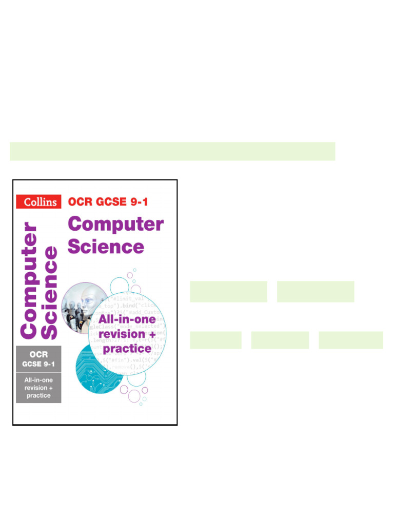 OCR GCSE 9 1 Computer Science All in One Revision and Practice by Collins GCSE Complete Edition ...