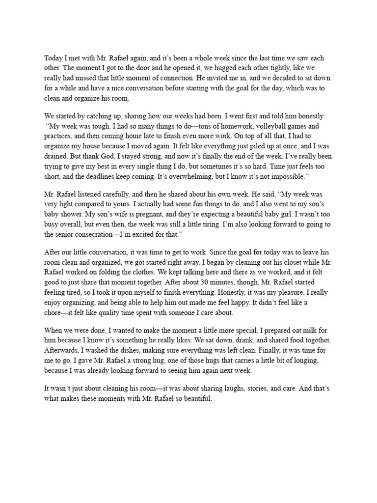 PFE Reflection - Google Docs | PDF