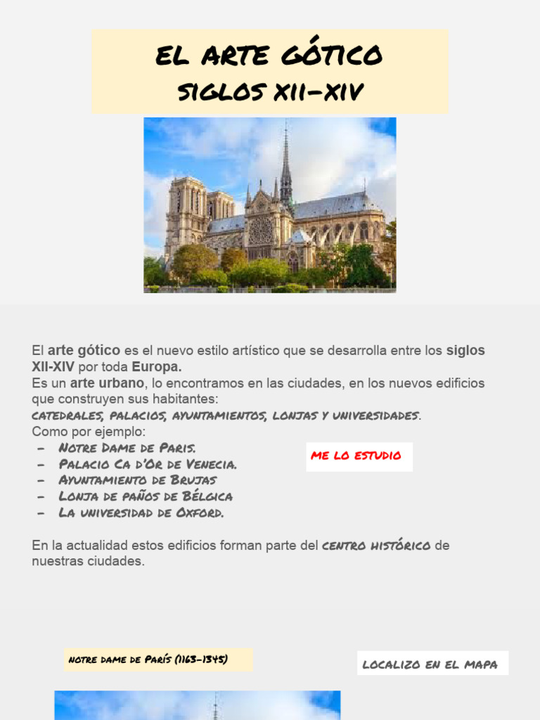 BASMA RAMDANI - ARTE GÓTICO. PRESENTACION ALUMNOS. 2025 | PDF | Arquitectura gótica | Pinturas