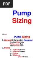 Pump Sizing Calculation | PDF | Pump | Barrel (Unit)