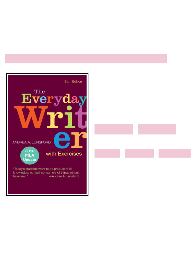 Everyday Writer with Exercises The full digital chapters | PDF