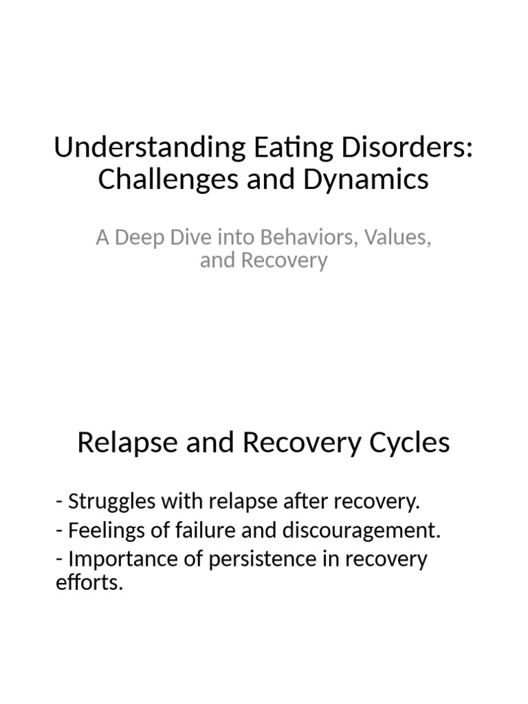 Eating Disorders Presentation (1) | PDF | Eating Disorder | Mental Disorder