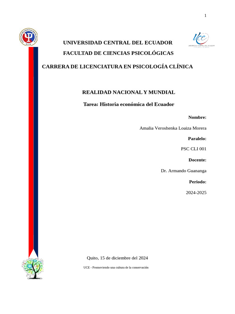 Historia Económica Del Ecuador (Modelos de Desarrollo) | PDF | Ecuador ...