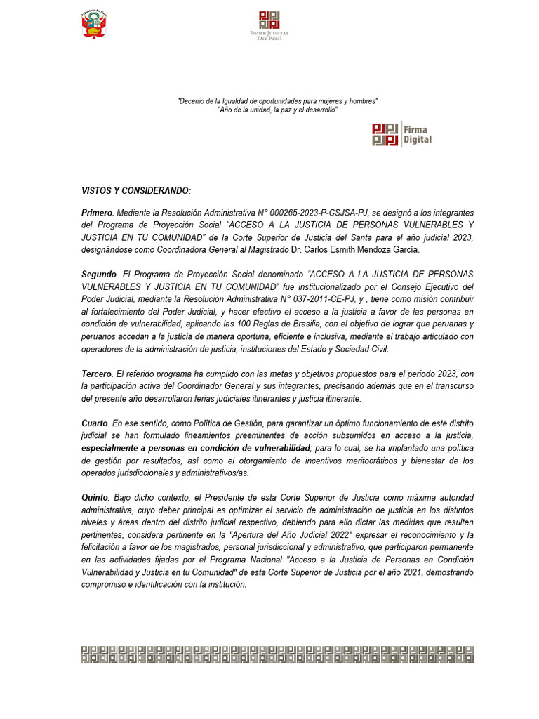 Rs 06- Reconocer y Felicitar a Justicia en Tu Comunidad | PDF ...