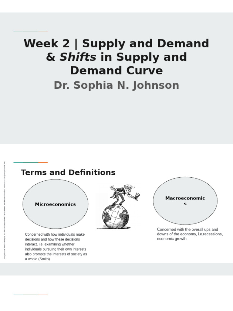 Week 2 _ Supply and Demand & Shifts in Supply and Demand Curve | PDF ...