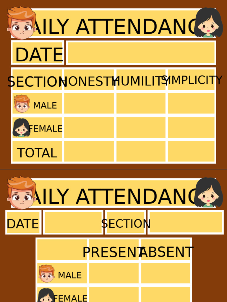 Attendance Chart | PDF