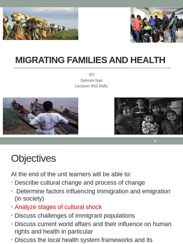 Migrating Families and Health Challenges | PDF | Human Migration ...