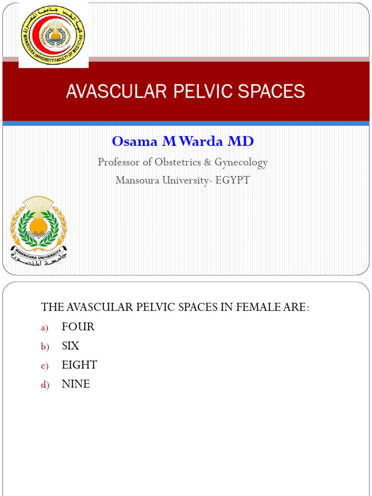 AVASCULAR_PELVIC_SPACES................. | PDF | Pelvis | Vagina