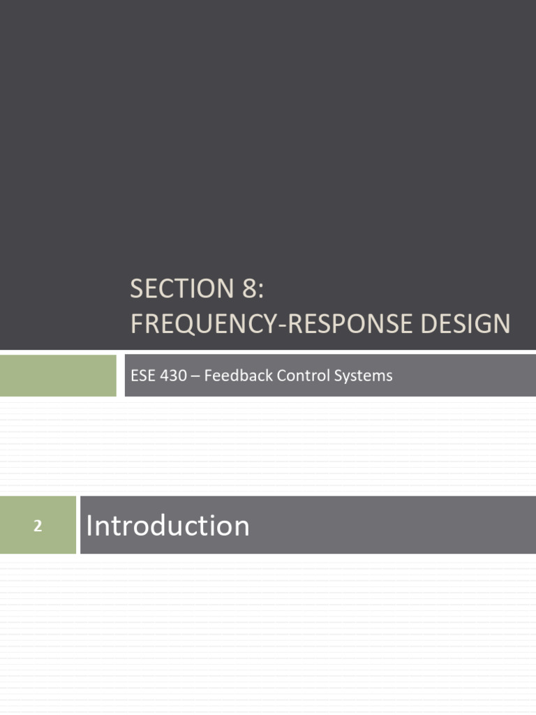Frequency-Response Design in Control Systems | PDF | Electronics ...