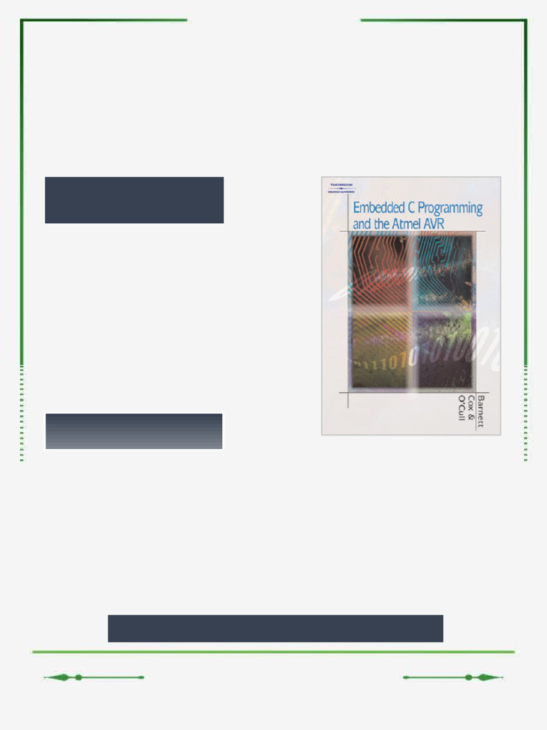 Embedded C Programming and the Atmel AVR 1st Edition Richard H. Barnett ebook complete file ...