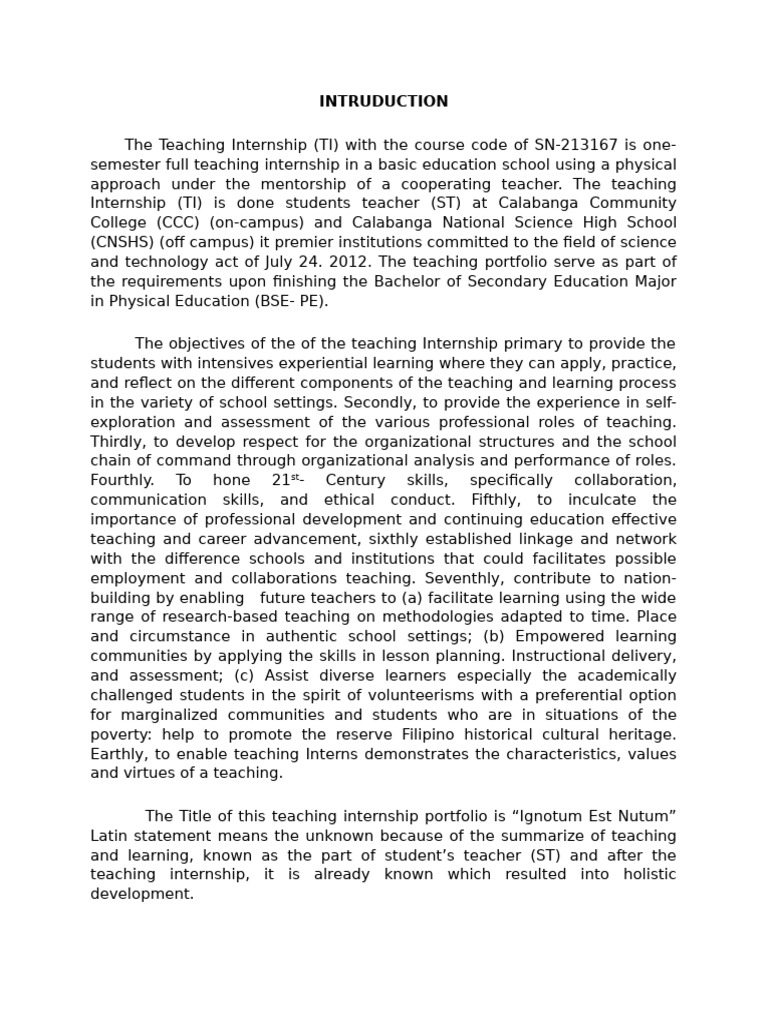 Teaching Portfolio Journey 123 | PDF | Opera | Teachers