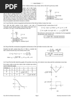Math 125 2017-1 MidTerm-2 Solutions | PDF