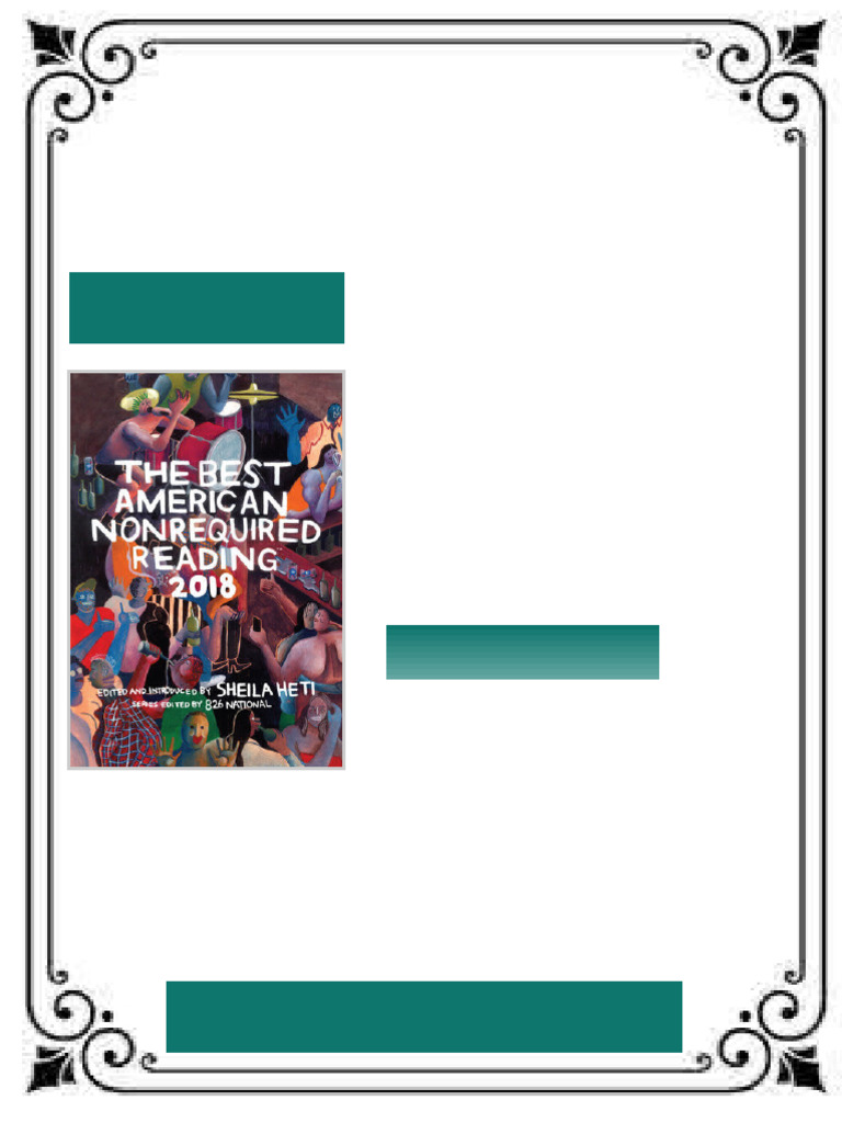 The Best American Nonrequired Reading 2018 Sheila Heti eBook long-form ...
