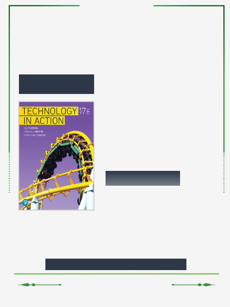 Technology In Action, Rental Edition, 17th Edition Alan Evans eBook ...