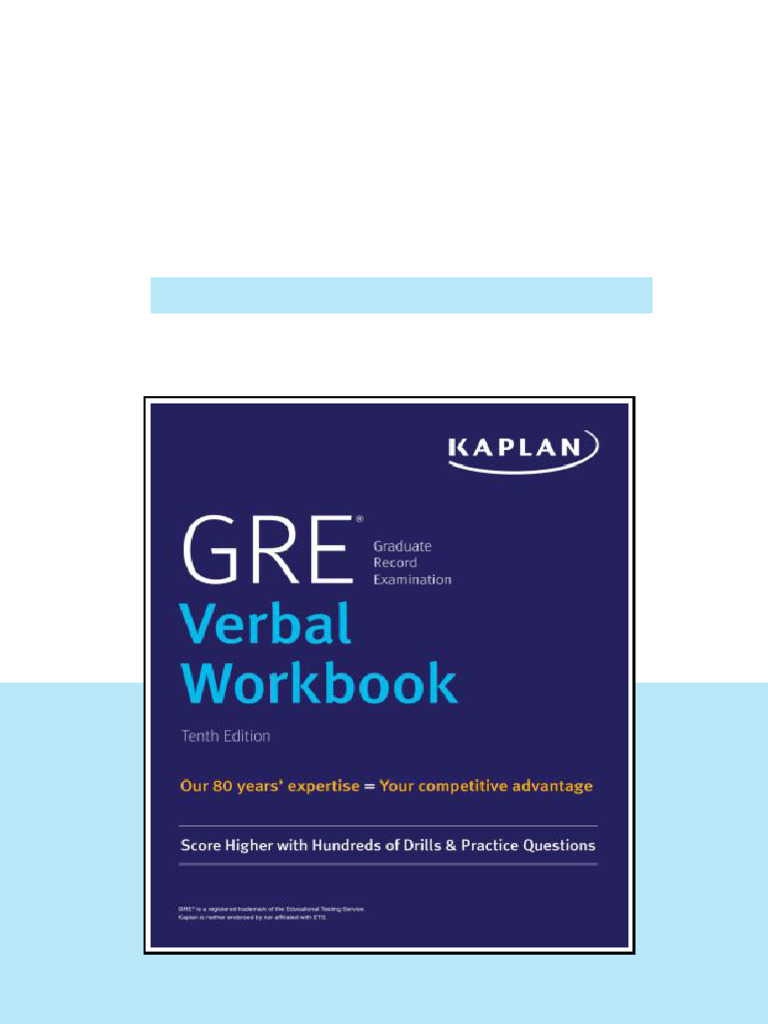 Barrons Gre Verbal Workbook 3rd Edition Geer Philip Full Chapters ...