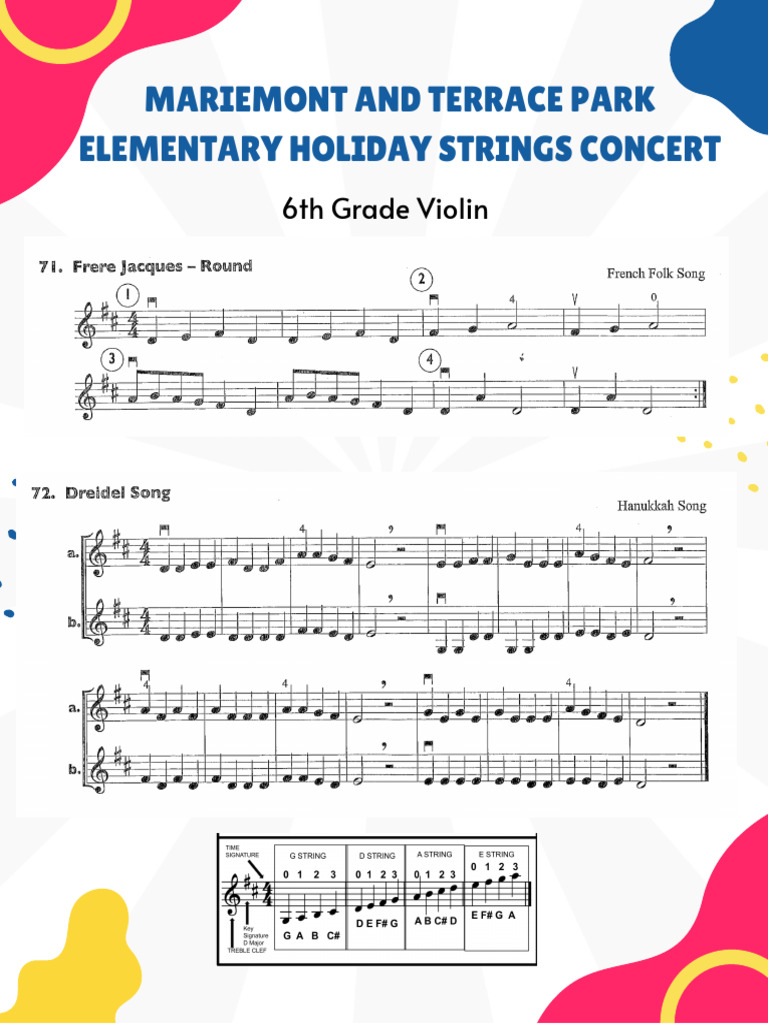 Mariemont Holiday Strings Concert | PDF